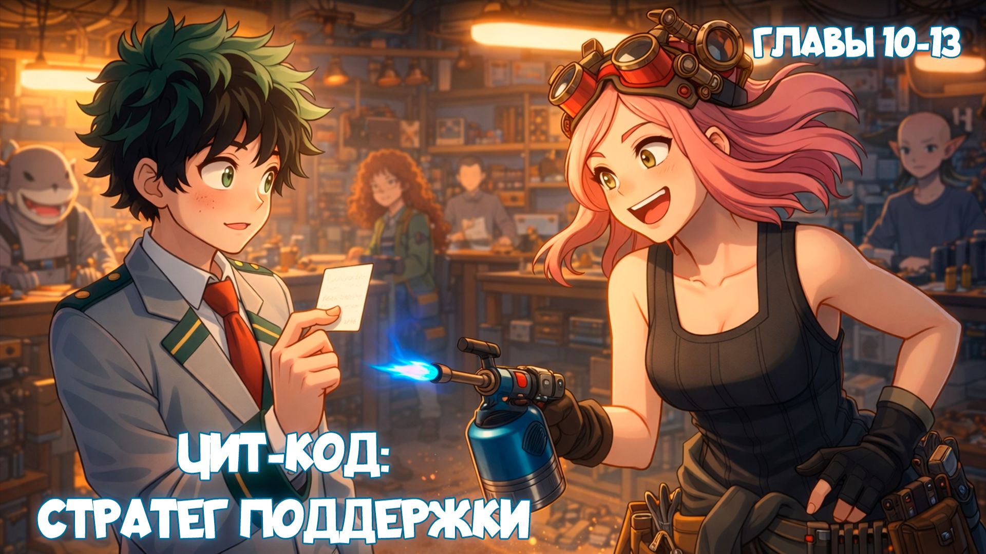 Чит-код: Стратег Поддержки - Главы 10-13 | Альтернативный сюжет по МГА