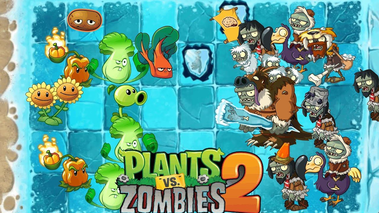 ВКАЧАЛ БОНК ЧОЙ ДО 5 LVL  PvZ 2  Растения против зомби 2  часть 14