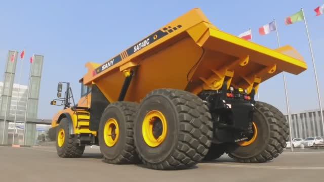 Шарнирно-сочленённый самосвал Sany SAT40C