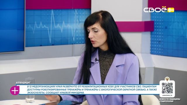 За здоровье. Аппендицит. Гость студии - Роман Чаплыгин