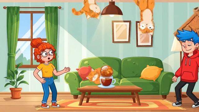 «Грави-Контроллер: Потолок — это новый пол» 🆙🐈😱