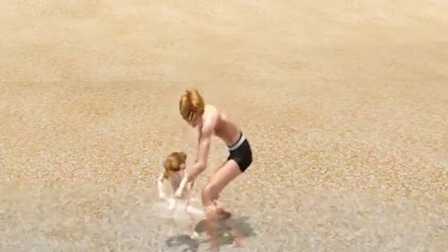 Первое купание