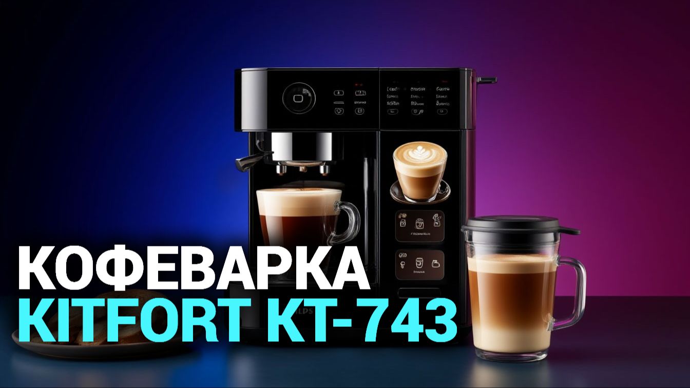 Kitfort КТ‑743: стоит ли покупать? Полный обзор рожковой кофеварки