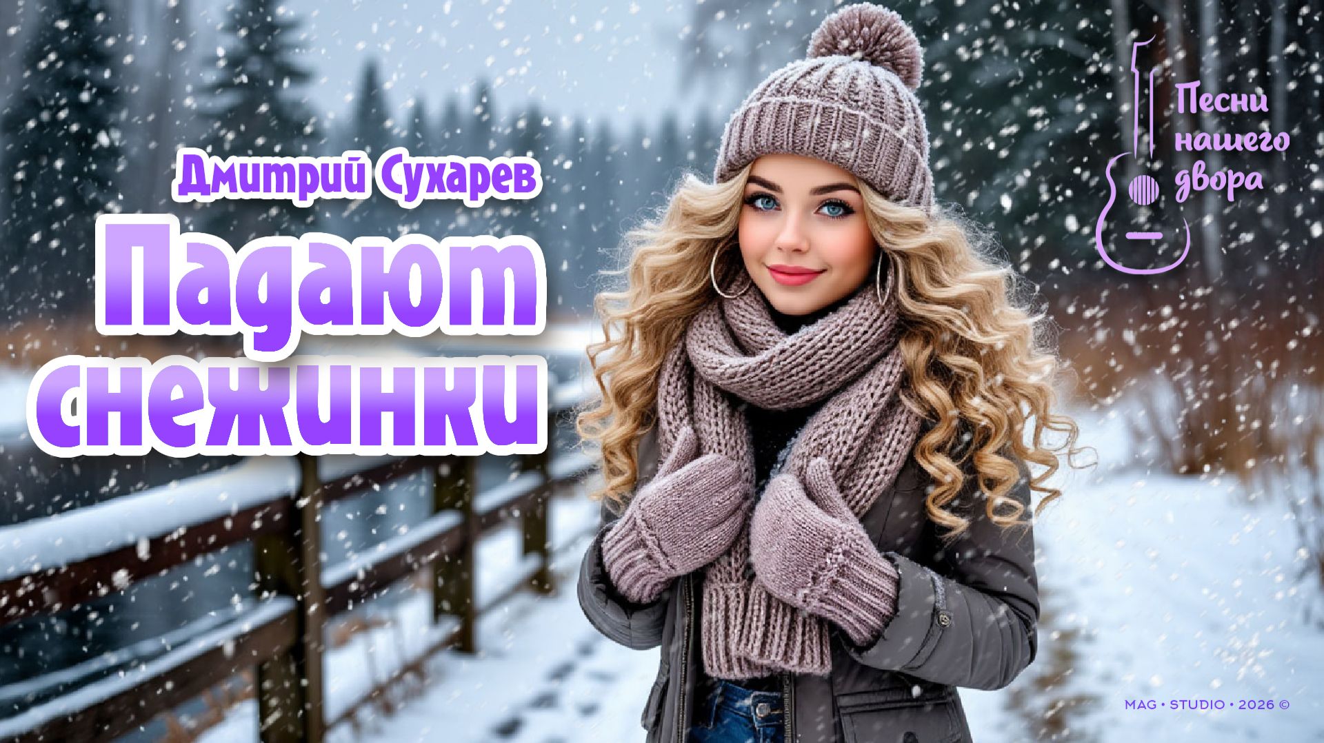 Падают снежинки / Snowflakes are falling