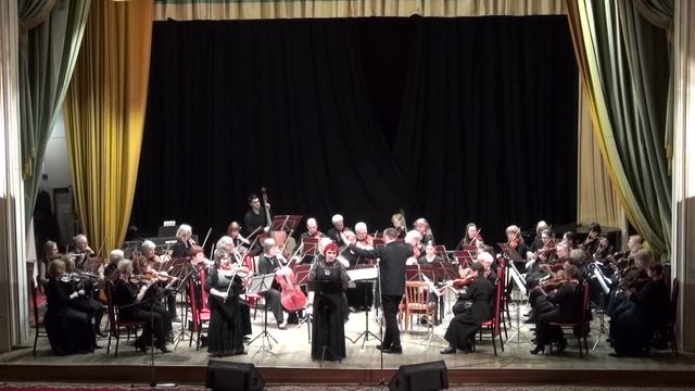 3 И.С. Бах Ария Erbarme dich. Оркестр им. Бородина, Татьяна Перлова (скрипка), Евгения Малеева