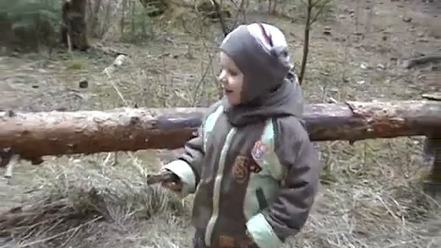 Жили были мы. Лес Телеши. С Тамарой и Васькой.