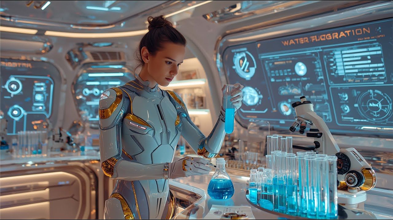 Future City 2090 — The Most Advanced Daily Life Shop • Commute • Train