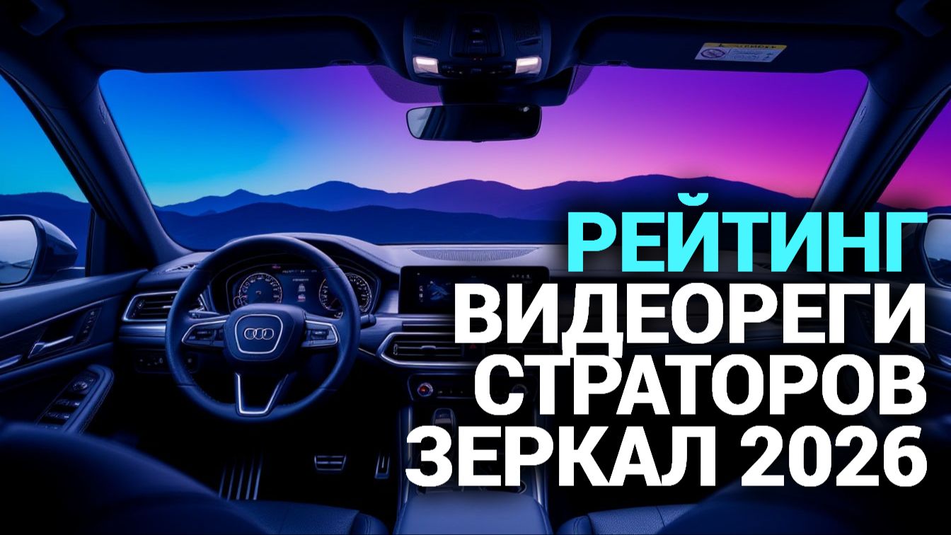 ТОП‑5 видеорегистраторов‑зеркал с камерой заднего вида: рейтинг 2026 года