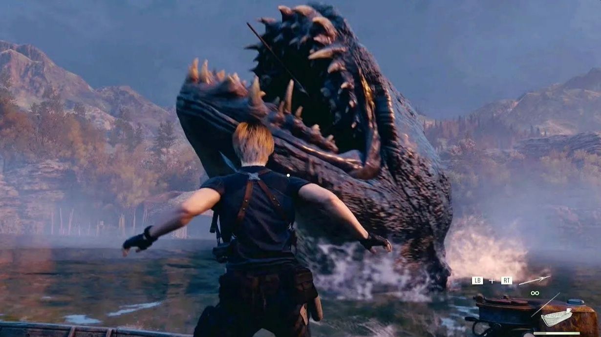 РЕЗИДЕНТ ИВЕЛ 4 РЕМЕЙК - ПРОХОЖДЕНИЕ - БИТВА НА ОЗЕРЕ - ПЛОТНЫЕ ВРАГИ - ОКРУЖЕНИЕ АКУЛЬТИСТОВ