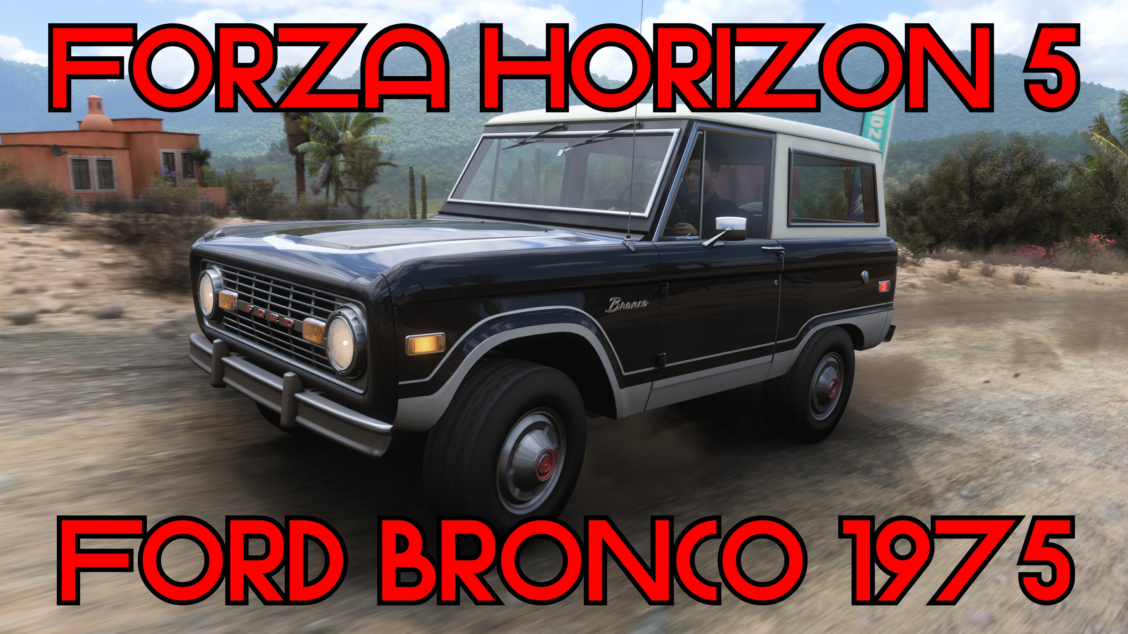 "Ford Bronco 1975: Песок, грязь и приключения в Forza Horizon 5!" 🚗🔥