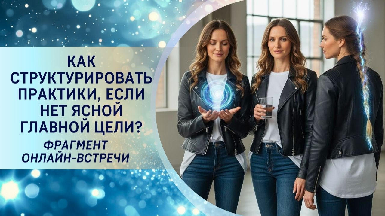Как структурировать практики, если нет ясной главной цели!