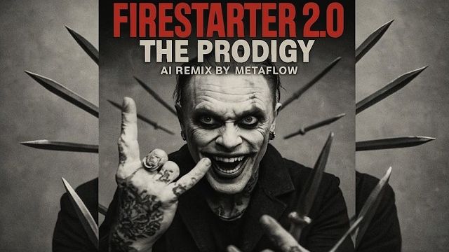 FIRESTARTER 2.0 – The Prodigy Inspired AI Remix _ Electronic Breakbeat Reinvented _ 2000s 90s