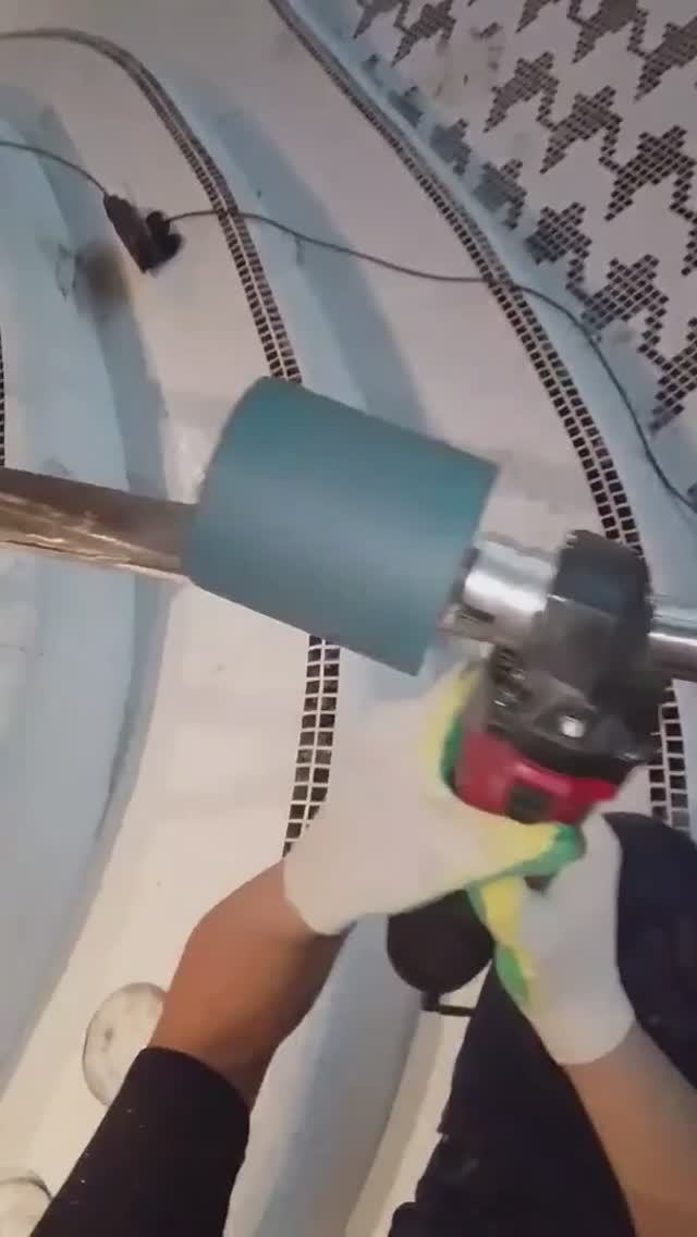 Нержавеющие перила все этапы шлифовки