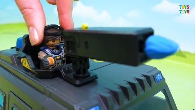 Динозавр атакует! Полицейская машина, Скорая помощь, Вертолет, Щенячий патруль | Мультики для детей