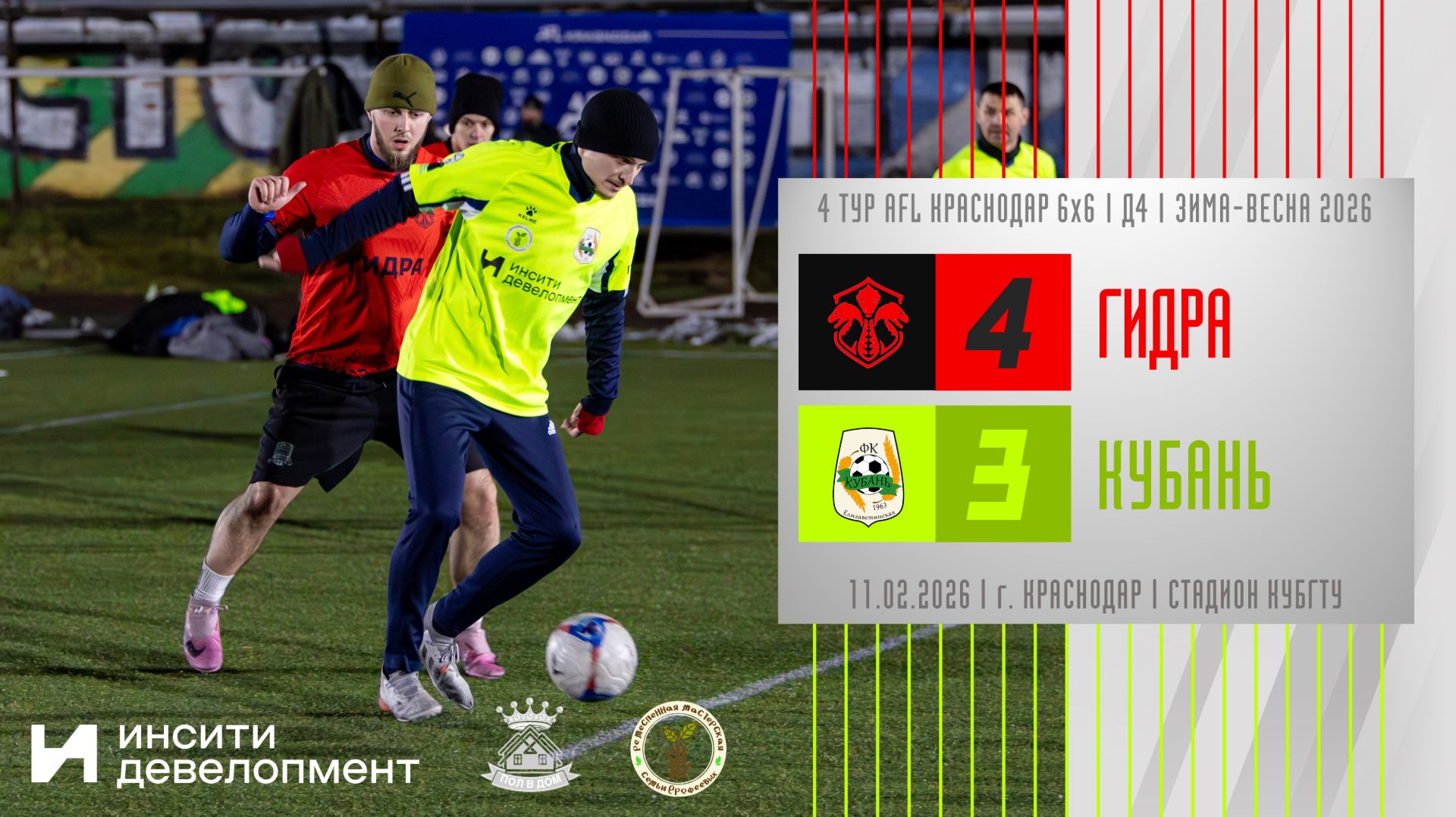 Гидра - Кубань | 11.02.2026 | Обзор матча