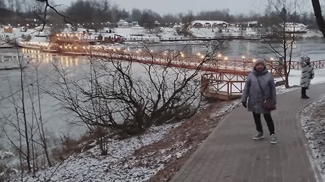 Усадьба Гребнево зимой