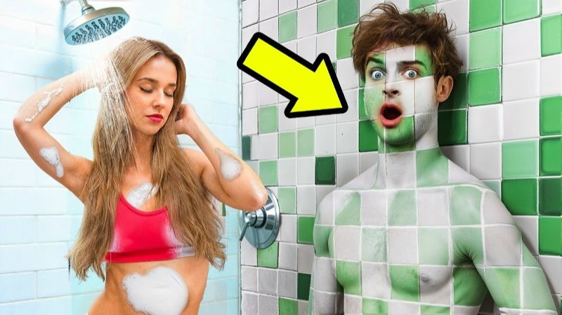 Камуфляж за $1 против $10,000! [Topper Guild]