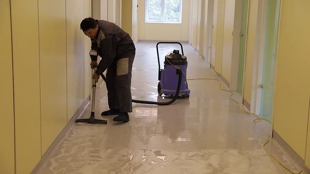 Правила размывки пола роторной машиной