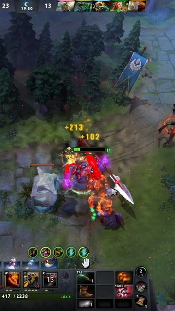 HUSKAR машина для убийства в дота 2 / HUSKAR the killing machine in DotA 2 #short  #dota2  #huskar