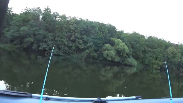 Рыбалка с лодки на червя .Донки. (4)