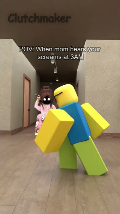 POV: When mom hears your screams at 3AM 💀