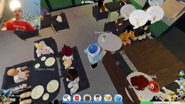 Боблокс, ой РОБЛОКС. Стали Шеф-поварами! Ресторан Тайкун, и не только!