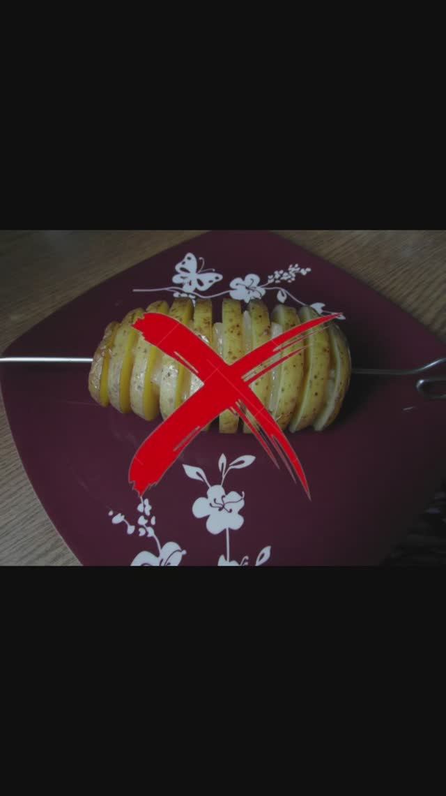 Шашлык из картошки с салом в фольге.