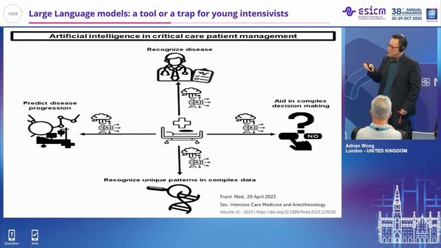 Clinical cases - Large language models A tool or a trap for young intensivists