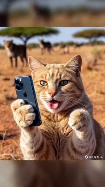 Кот в Африке.