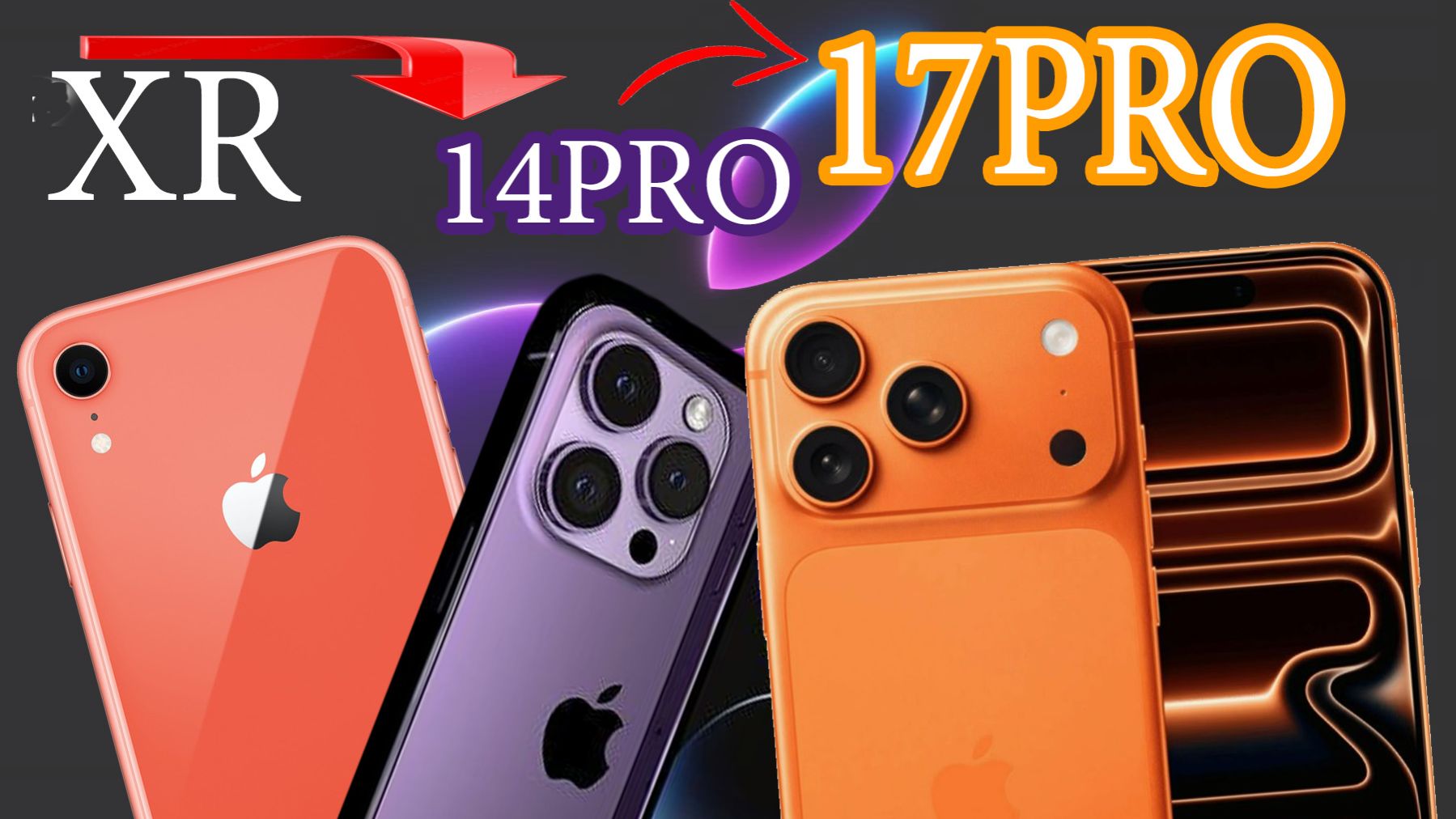 XR -﹥ 14PRO-﹥ 17PRO