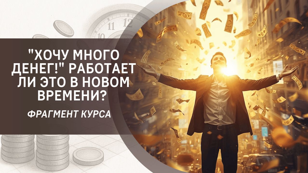 "Хочу много денег!" Работает ли это в Новом времени? Фрагмент курса "Сезон денег"