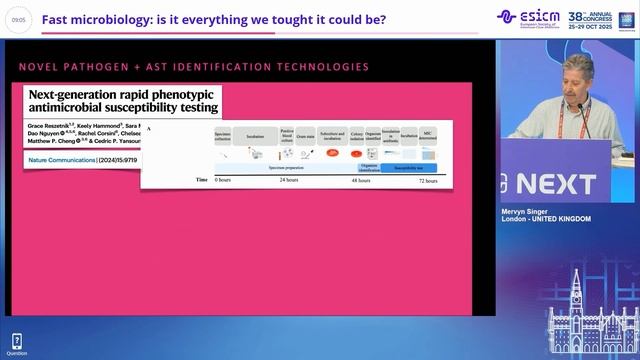 Lecture - Fast microbiology Is it everything we thought it could be Mervin  Singer