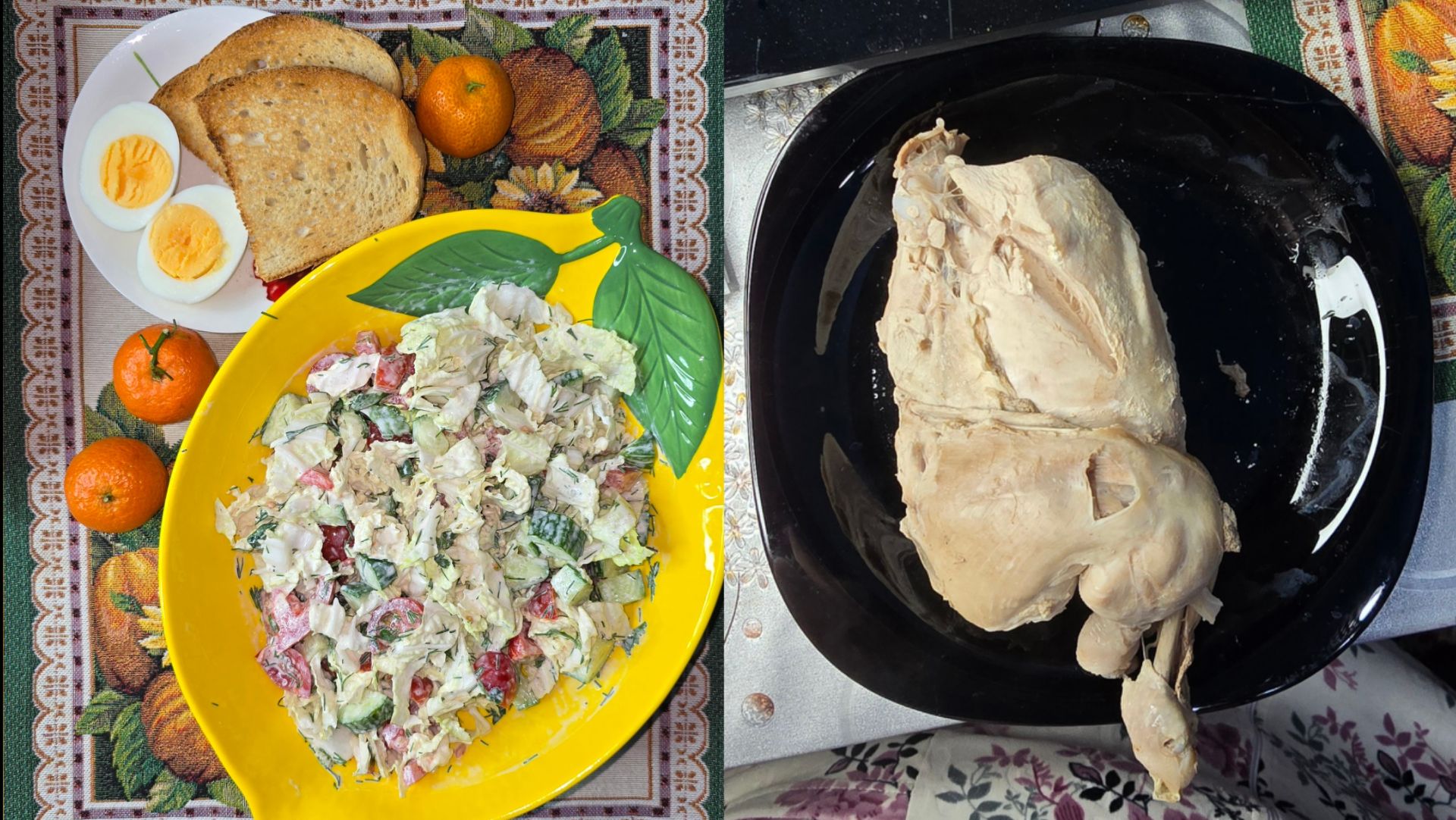 Стол 8 🍽 Худеем вместе 💃  Мукбанг 🥗 ПП Салат