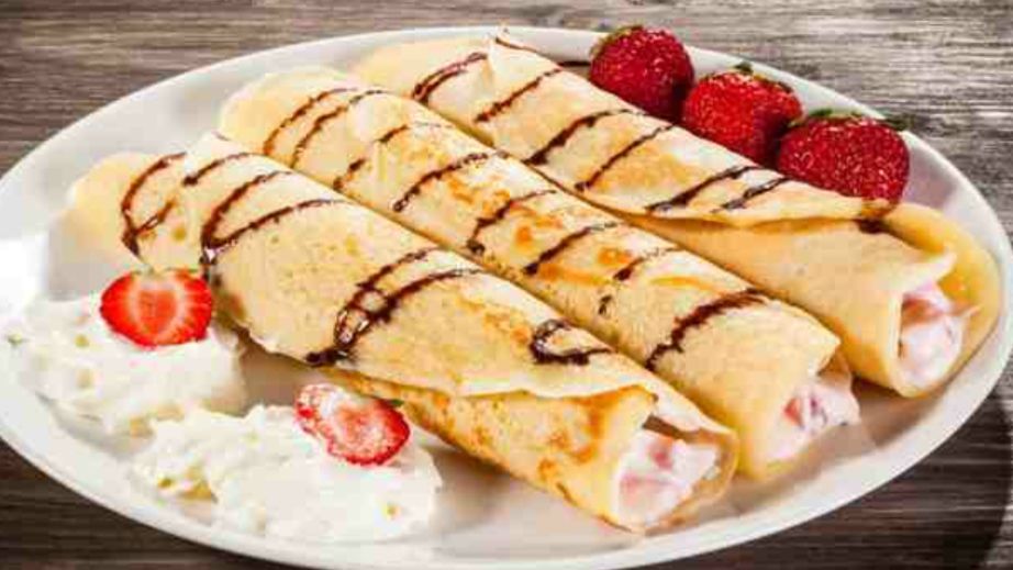 Блины, фаршированные творогом