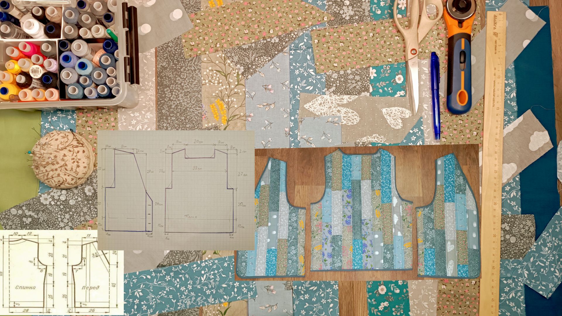 Наконец-то осуществилась давняя мечта! Если хотите такую же, выбирайте лоскутки и сошьём вместе!