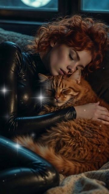 Медитация  с кошачьими вибрациями