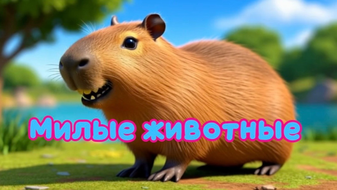 Милые животные 😍Мультики для детей. Смотреть. Детям
