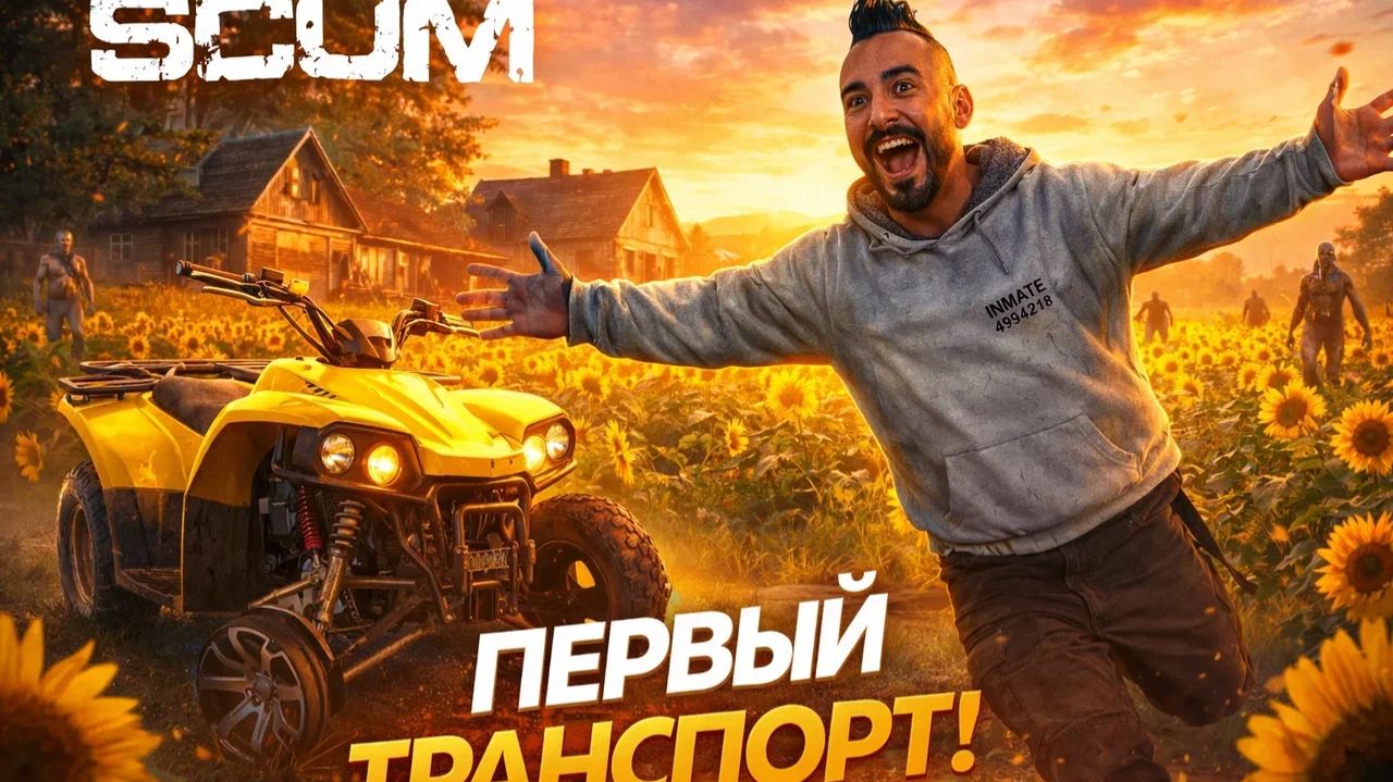 SCUM - №2 ВТОРАЯ СЕРИЯ И УЖЕ ПЕРВЫЙ ТРАНСПОРТ!