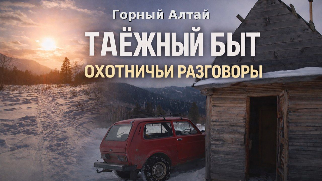 Дорога. Таёжный быт. Разговоры об охоте | Горный Алтай