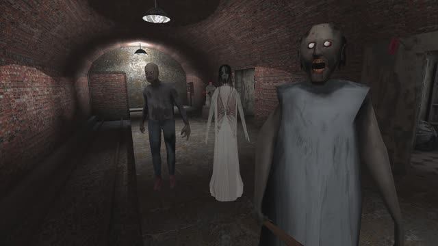 Granny 3 \\ прохождение через поезд с Слендериной \\ сложность - изи \\ 1.2