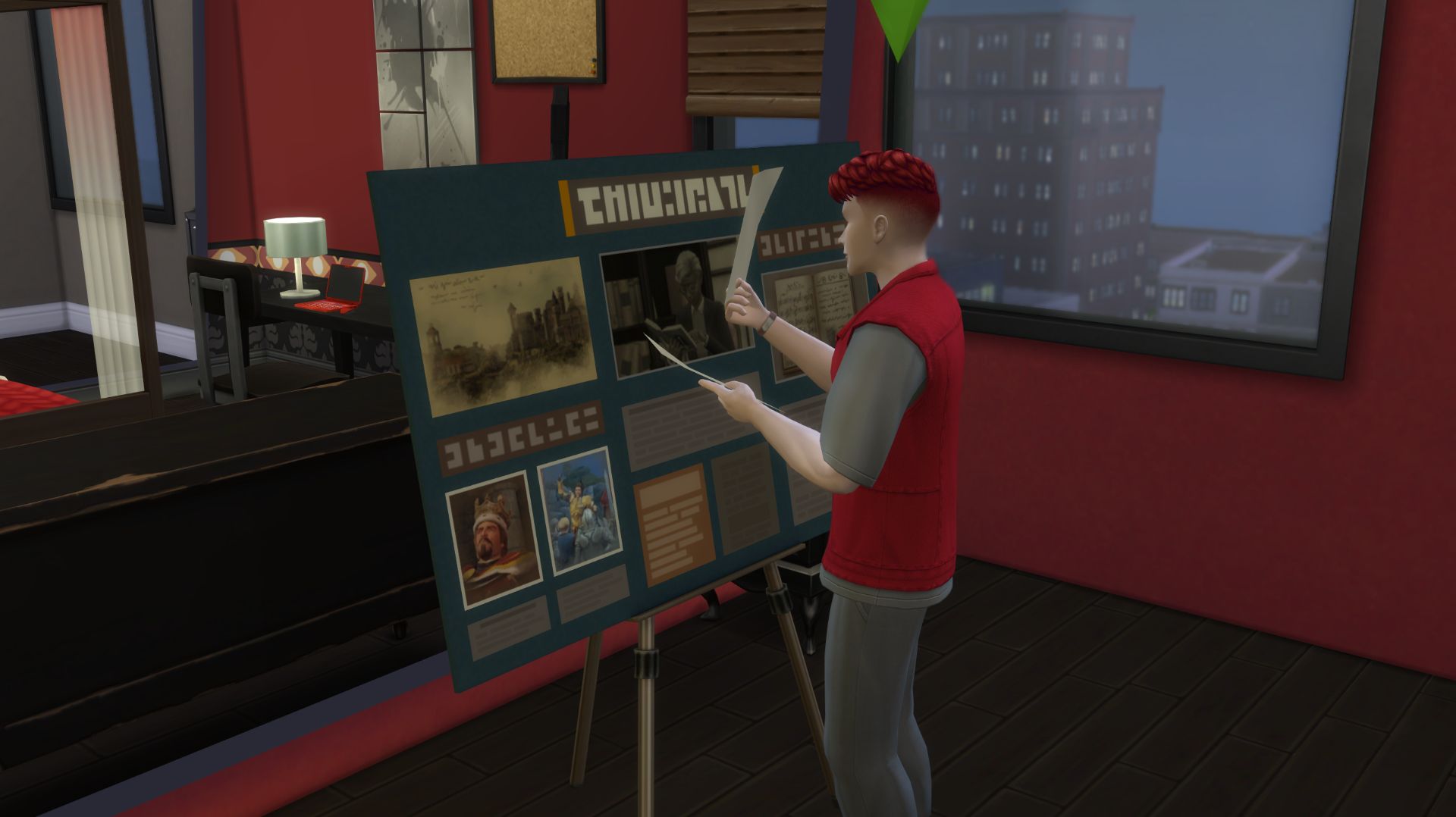 Not So Berry. The Sims 4. Красный №2. Поступили в универ!