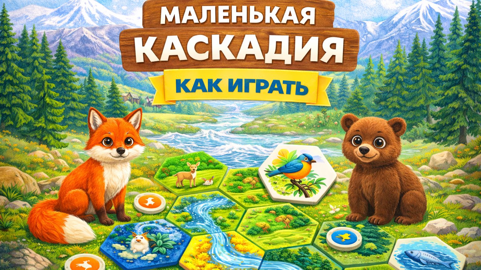 Маленькая Каскадия: настольная игра | Обзор правил