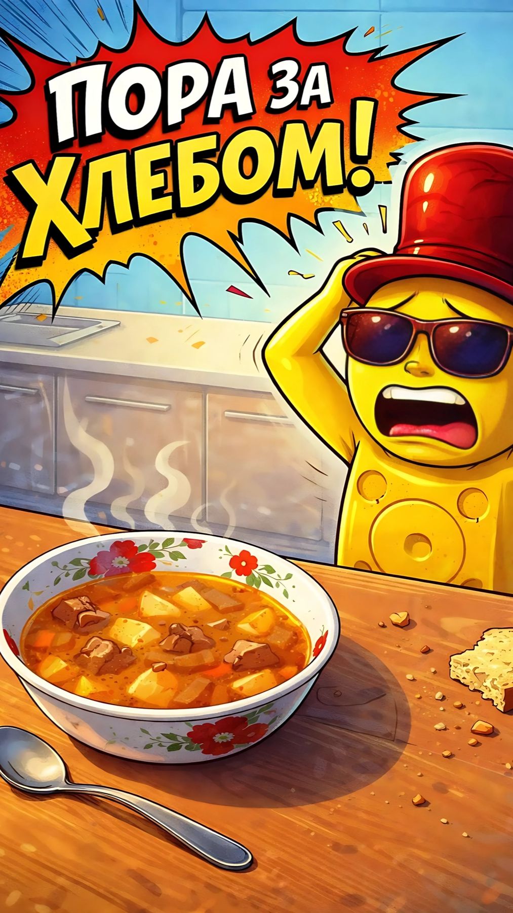 Комиксы. Мистер Шляпа идёт за хлебом. Шоу. Сказка. Рассказ. Юмор. Шутки. Приколы. Скетч. Анекдоты.