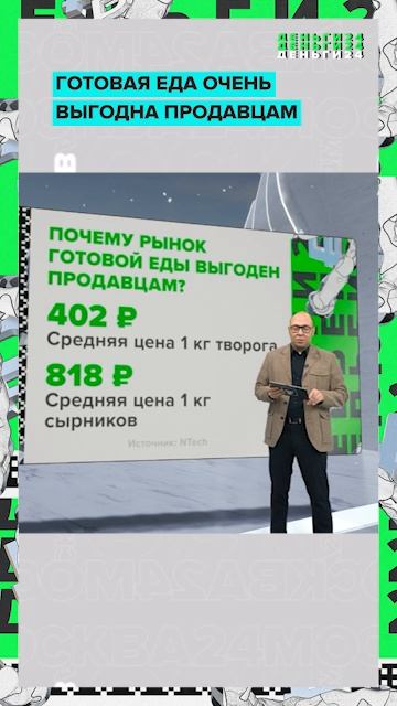 Готовая еда очень выгодна продавцам | Деньги 24