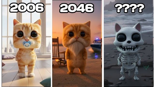 ЭВОЛЮЦИЯ МОНТАГЕМ МЯУ! СМОТРИМ РОСТ ЛЕГЕНДАРНОГО МЕМНОГО КОТИКА! РЕАКЦИЯ ОТ ЛИСИЧКИ