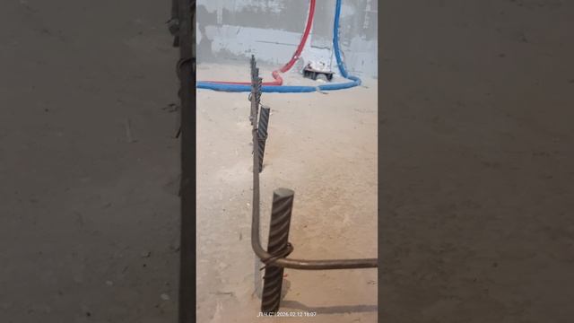 Армирование бортика душевой.