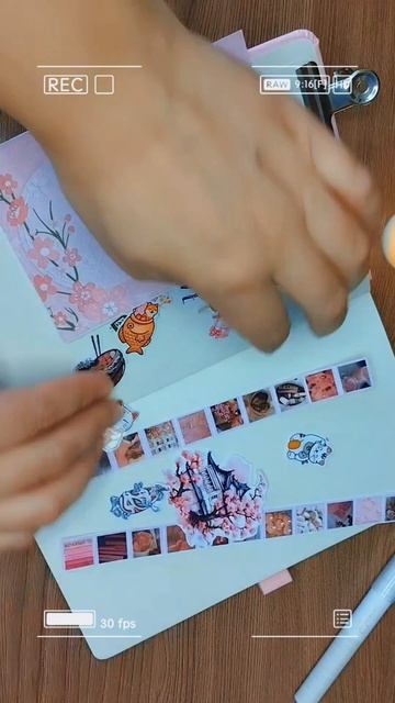 Азия. Оформление ежедневника. Анонс нового видео. Подпишись! #journalingtips #stationerylove