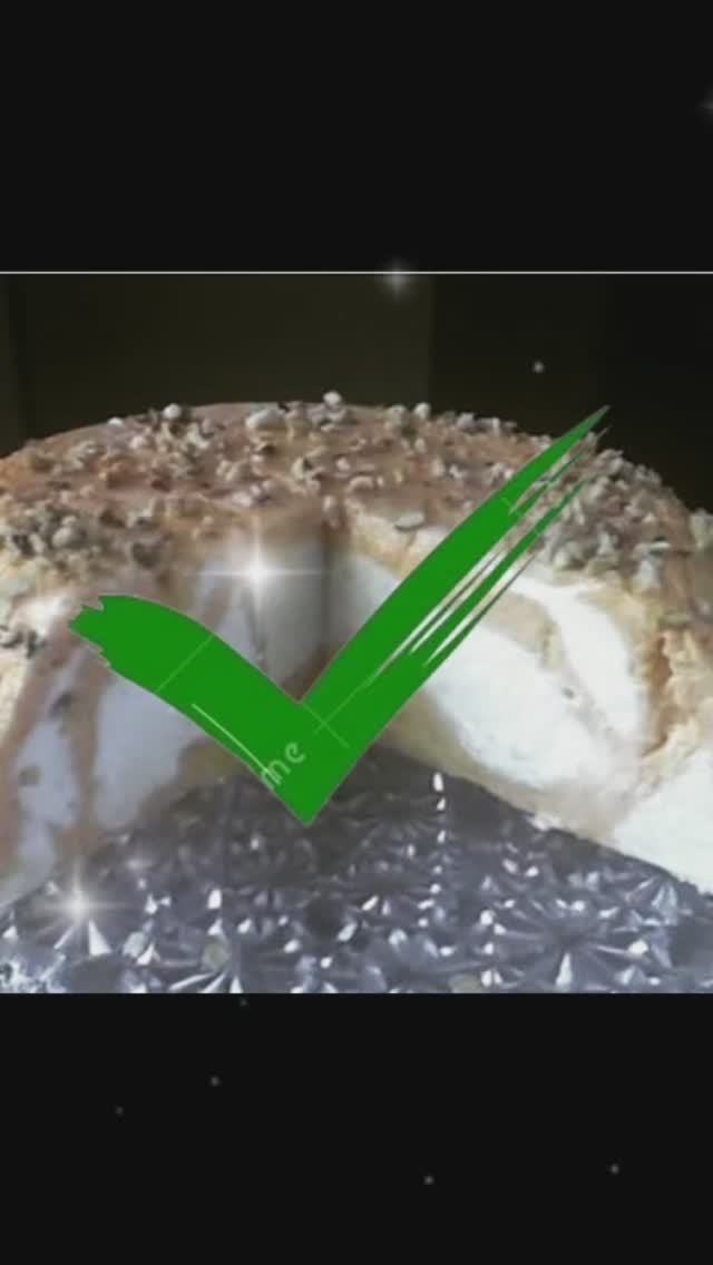 Творожно-манговый десерт.