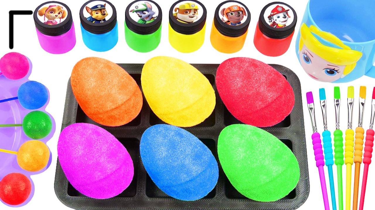 Мультики для малышей. Яркий чупа чупс и яркие яички с желешками. Смотреть онлайн мультики детям.