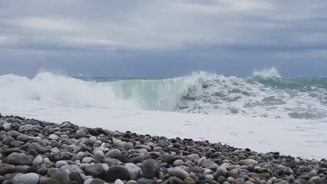 🌊🌊 Шторм. Пицунда. Абхазия ( архив)